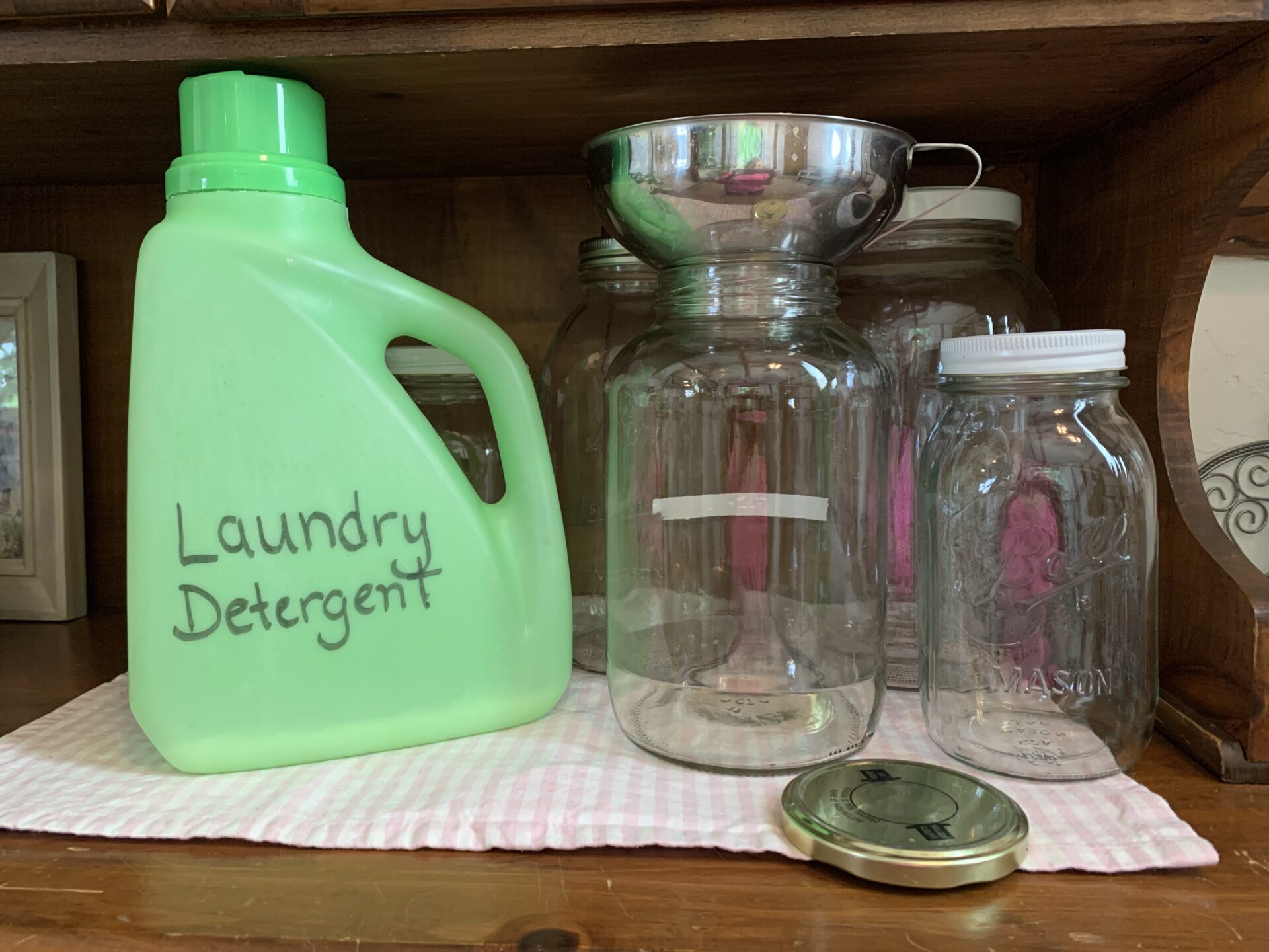 Homemade Liquid Laundry Detergent • Chocolate Box Cottage